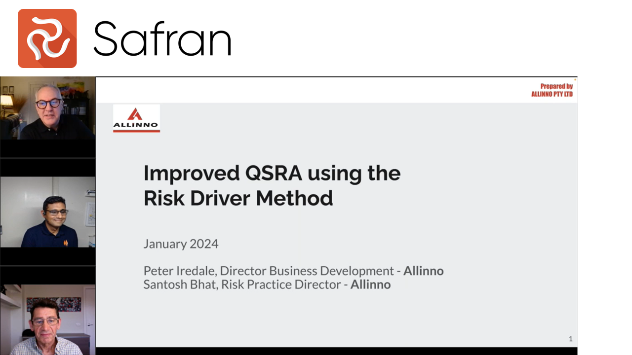 Peter Iredale & Santosh Bhat | Webinar | Improved QSRA using Risk ...